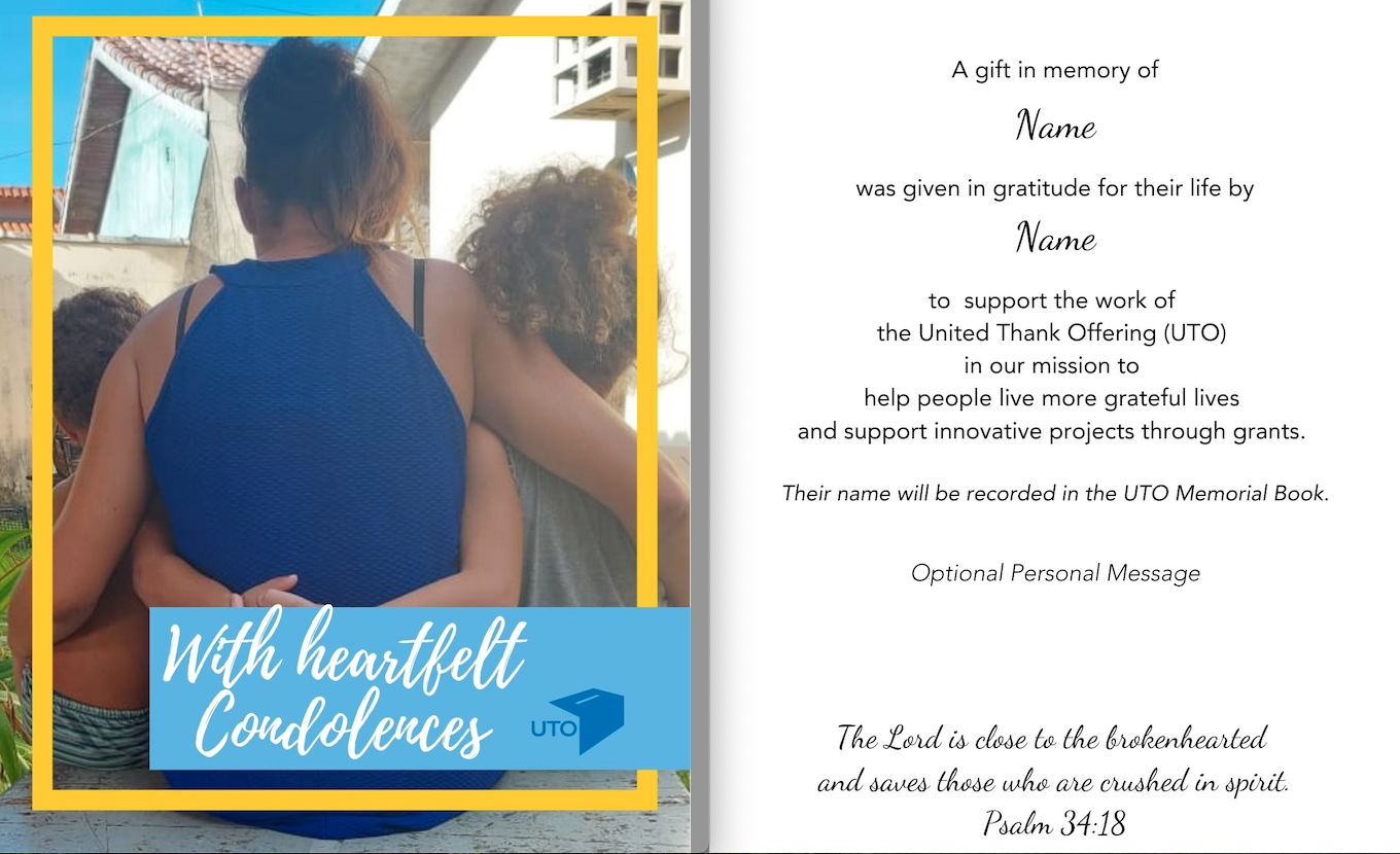 In-memorium – United Thank Offering